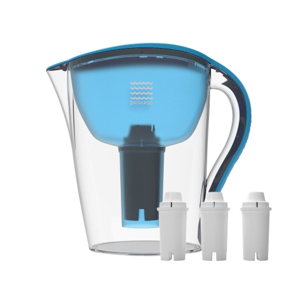 Drinkpod Ultra Premium Alkaline Water Pitcher - 3.5L Pure Healthy Water ...