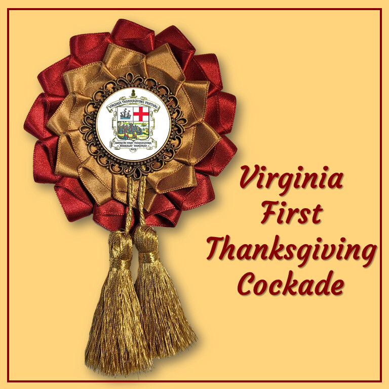 Virginia First Thanksgiving Cockade
