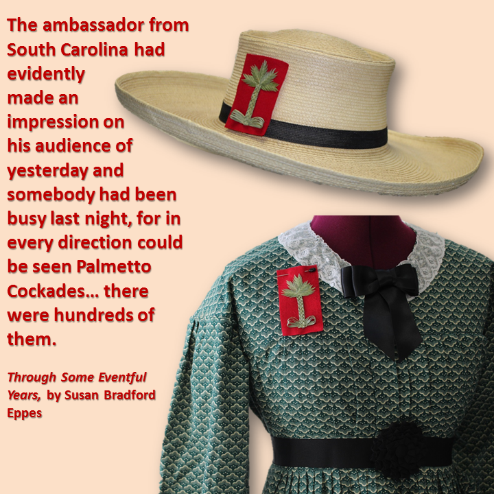 Palmetto Tree Secession Cockade