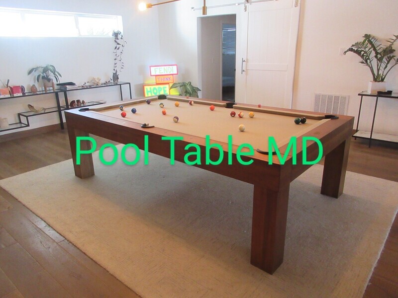 Alta 8ft Heirloom Pool Table with Dining Top Option