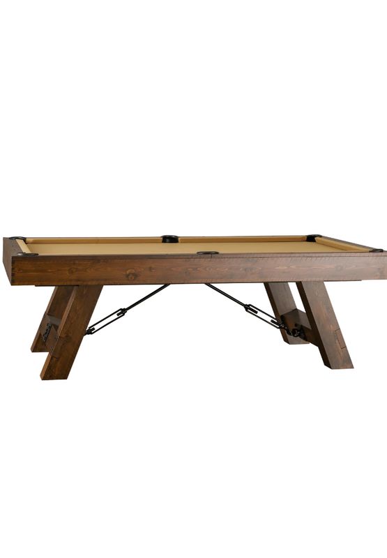 Savannah 8' Rustic Rags To Riches Pool Table