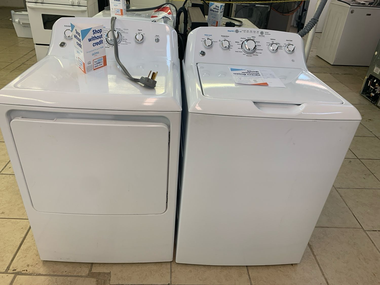 GE Laundry Set