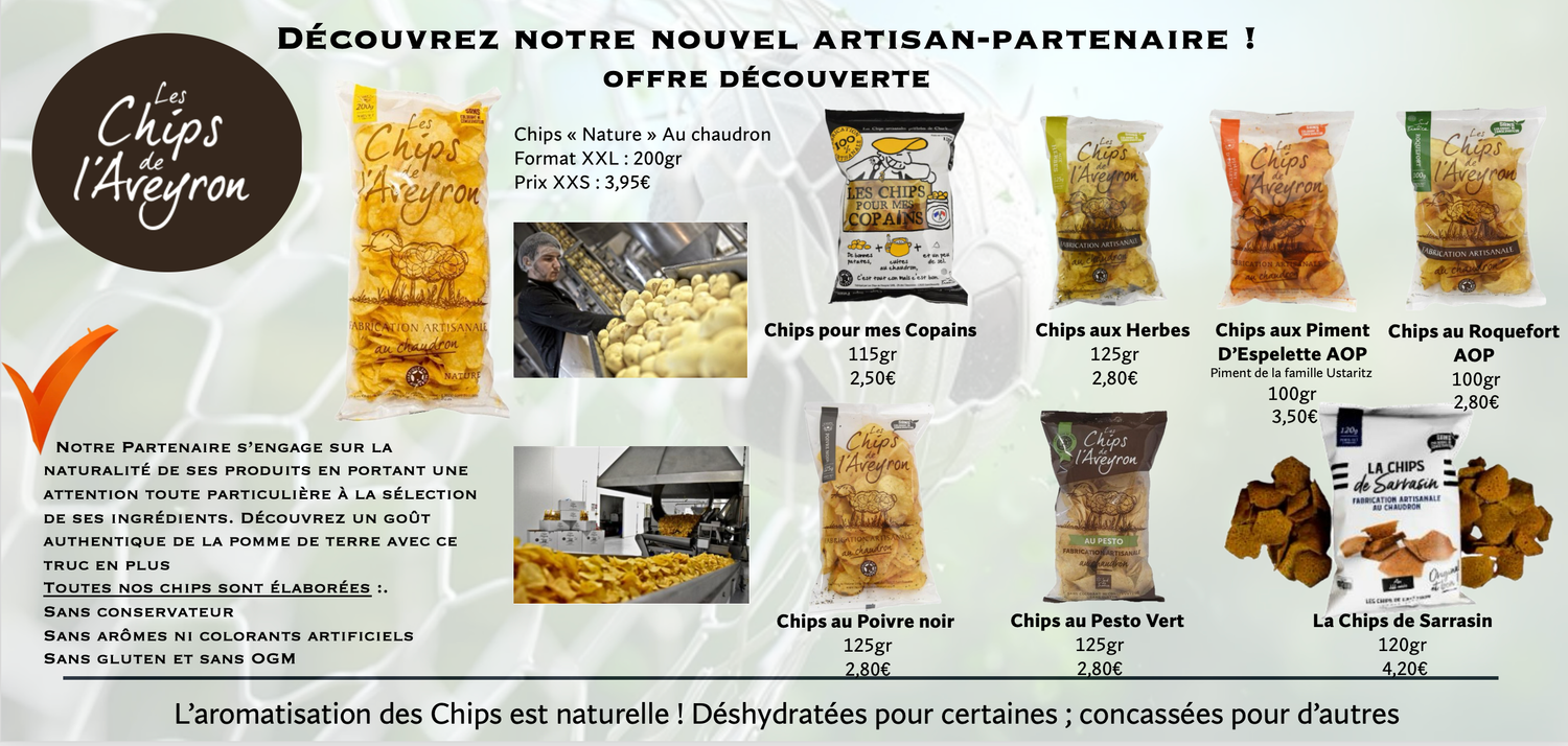 LES CHIPS ARTISANALES DE L'AVEYRON