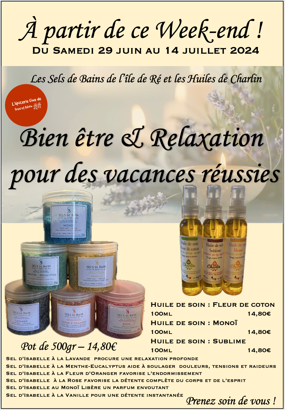 BIEN ETRE ET RELAXATION POUR DES VACANCES REUSSIES