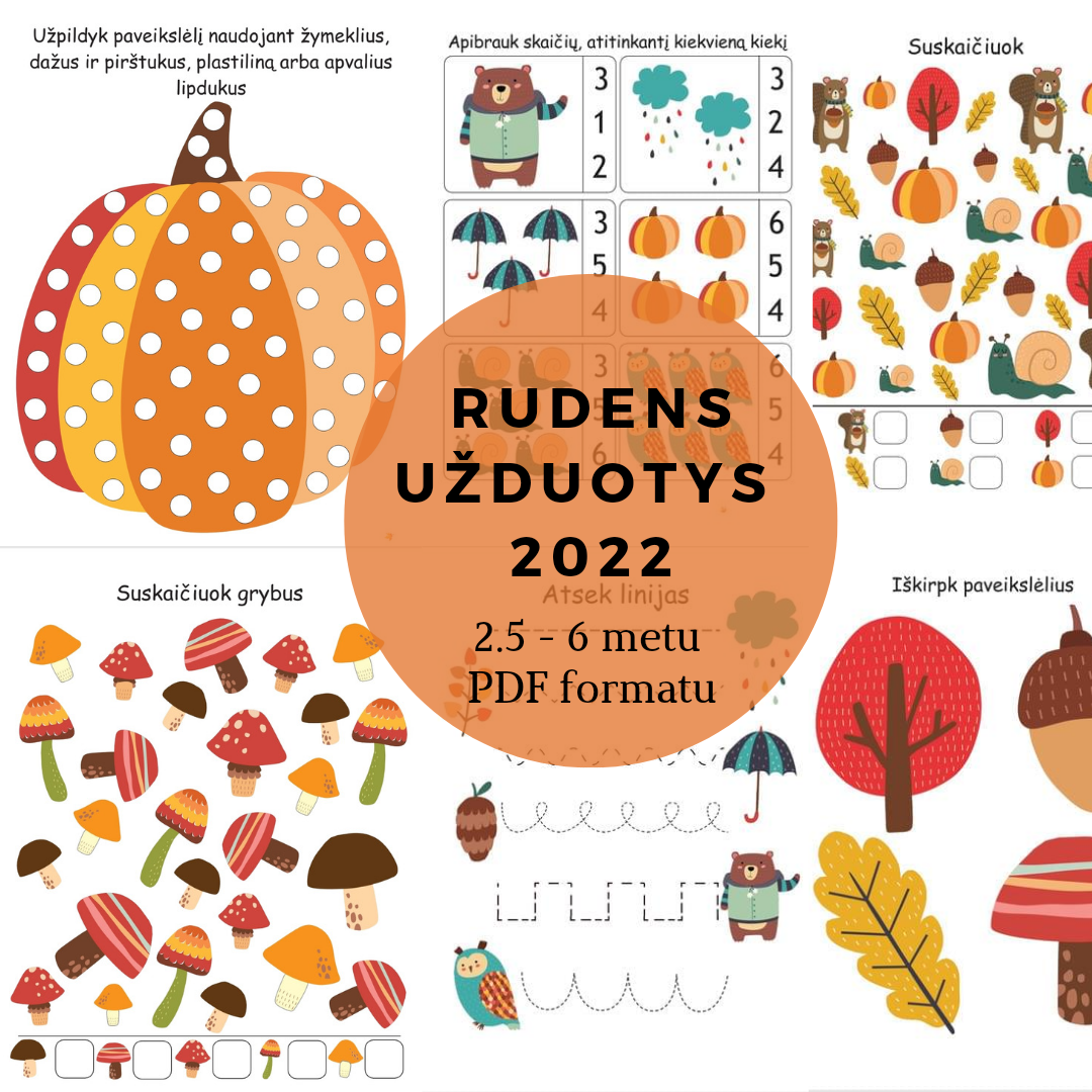 Rudens užduotys 2022