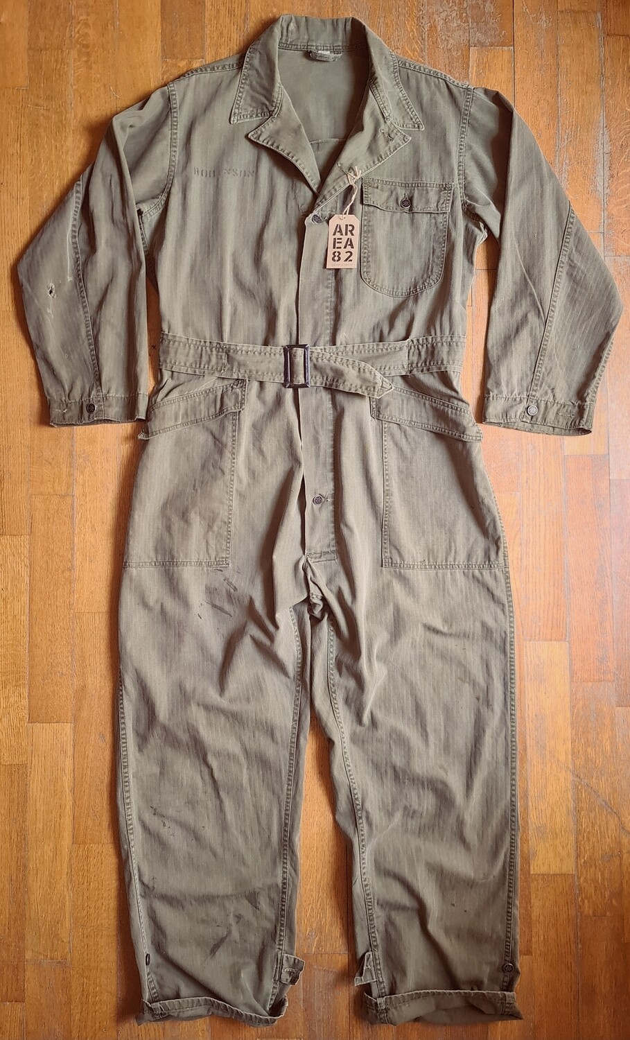 US Army Coveralls suit WW2 HBT