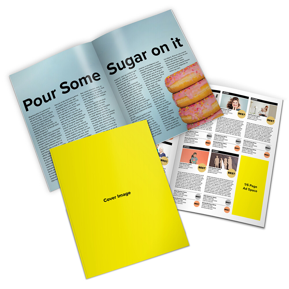 Winner's Magazine Cover Call Out + Story + 1/3 Page Ad