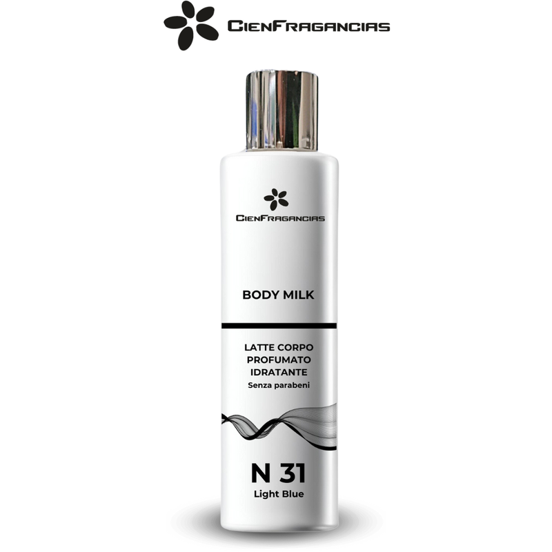 31 LIGHT BLUE Body milk - Cien Fragancias