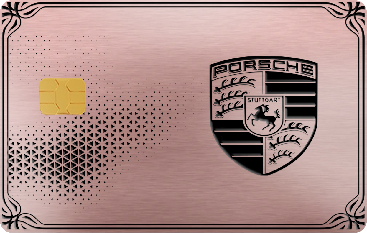 PORSCHE DESIGN : SWIPE DÈ LUXE METAL CREDIT CARD