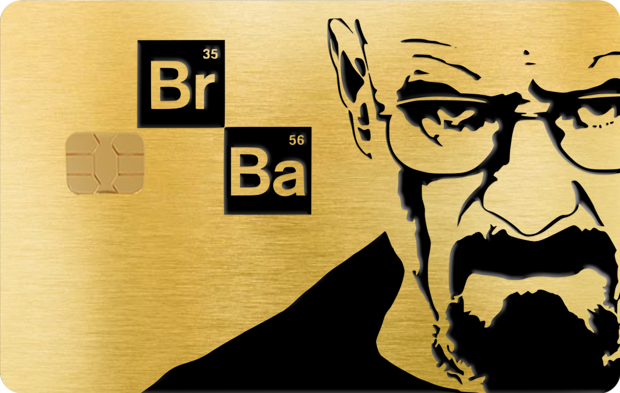 BREAKING BAD : SWIPE DÈ LUXE METAL CREDIT CARDS