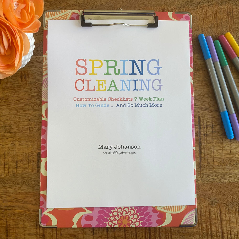 Spring Cleaning BUNDLE: 6 Week Schedule, Checklists, and So Much More ...