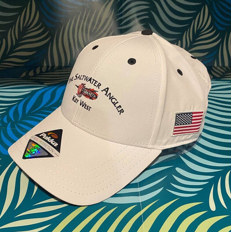 Saltwater Angler Tech SPF50 Hat - Key West Fishing, Saltwater Angler ...