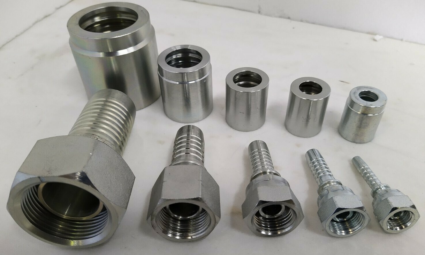 Hydraulic Hose Fitting BSPP Female CRIMP ON 1 4 To 1 Hydraulic