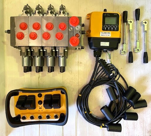 Proportional Sectional Hydraulic Flow Control Valve with crane remote ...