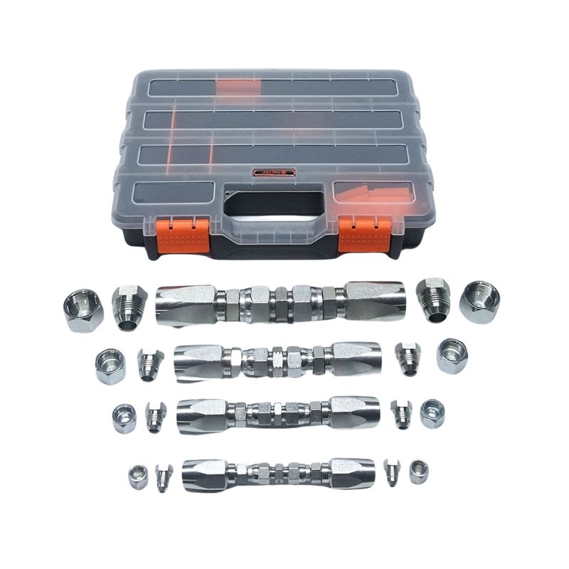 Plug & Cap Kit BSP JIC Metric L+H ORFS Code 61-62 Flange