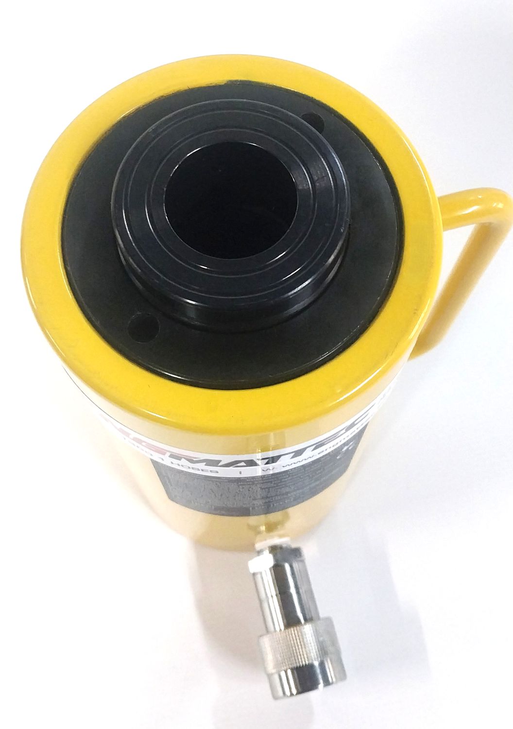 Hollow Cylinder 10000 psi 20 - 60 Ton Puller Cable Stretcher