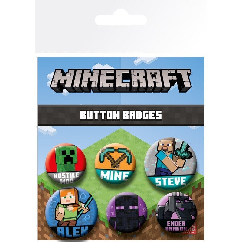 MINECRAFT Buttons-Mix