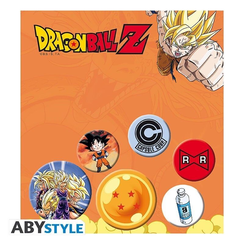 Dragon Ball Z Buttons-Mix