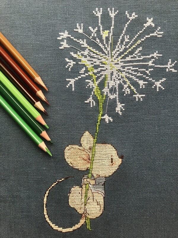 Animal cross stitch Mouse cross stitch pattern