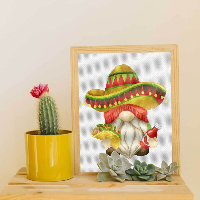 Mexico cross stitch, Counted cross stitch