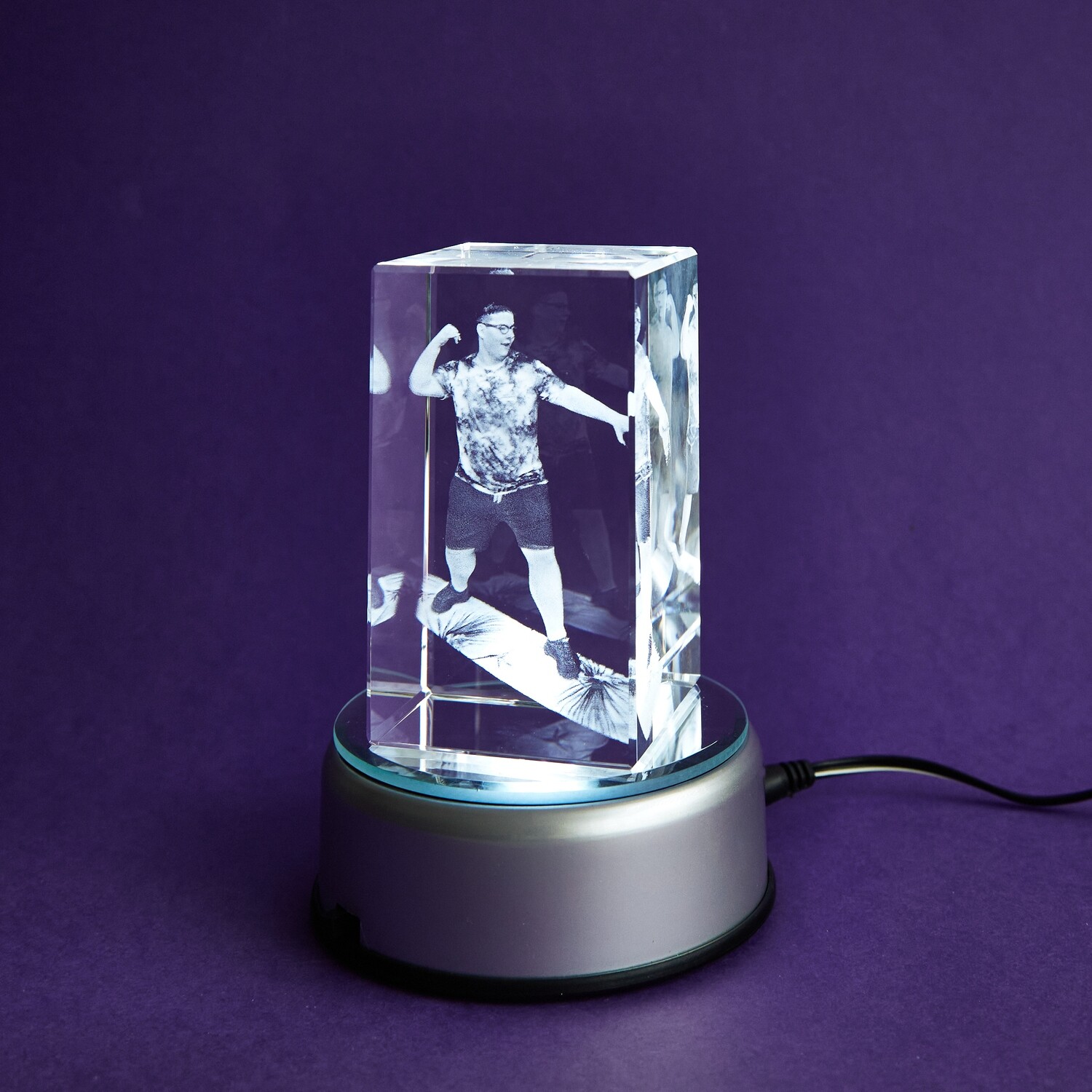 3D Rectangle Crystal Portrait / Landscape - Store - Procession Plumes