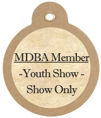 Youth Show - MDBA Member - Show Entry - 2024