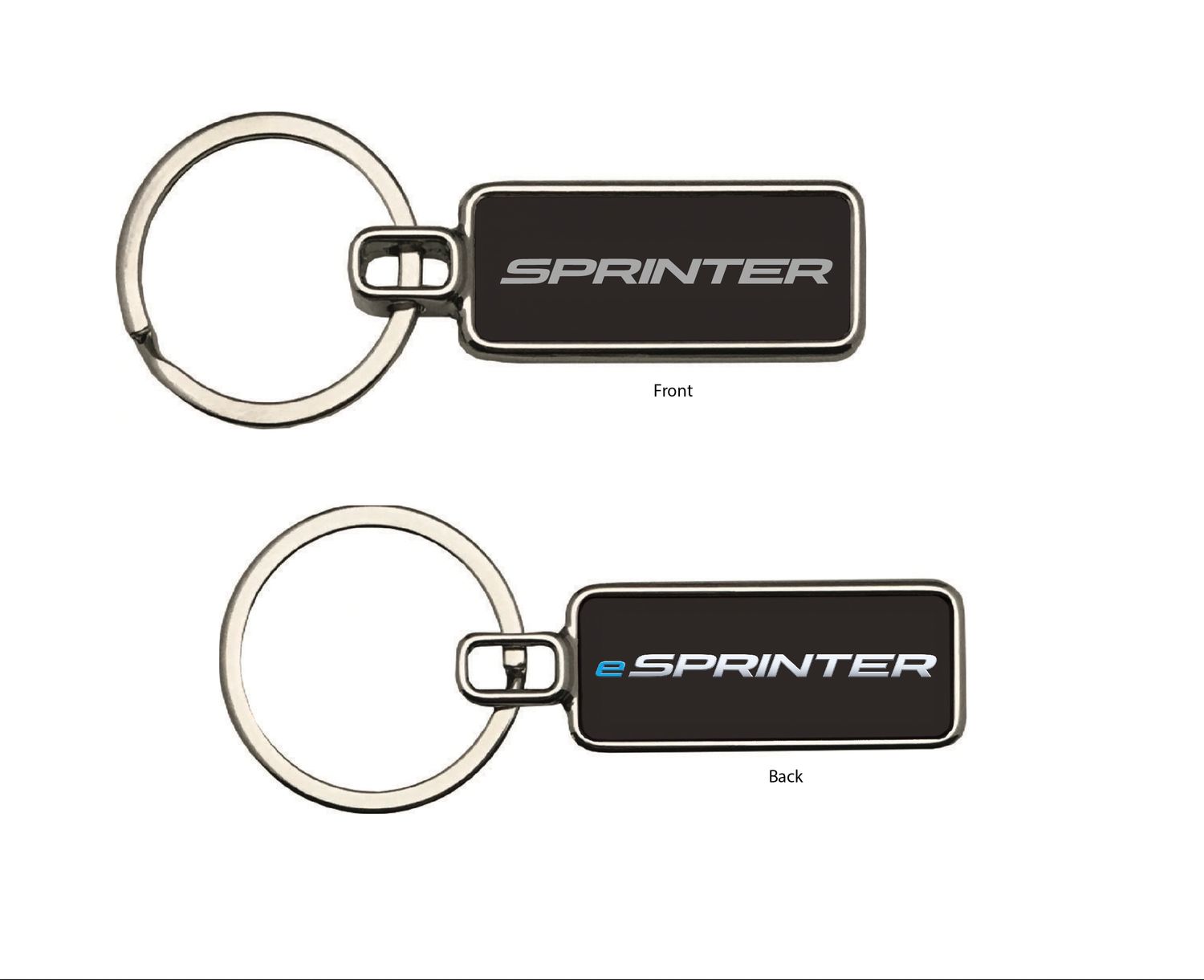 MB Sprinter + eSprinter Rectangle Key Chains (100)