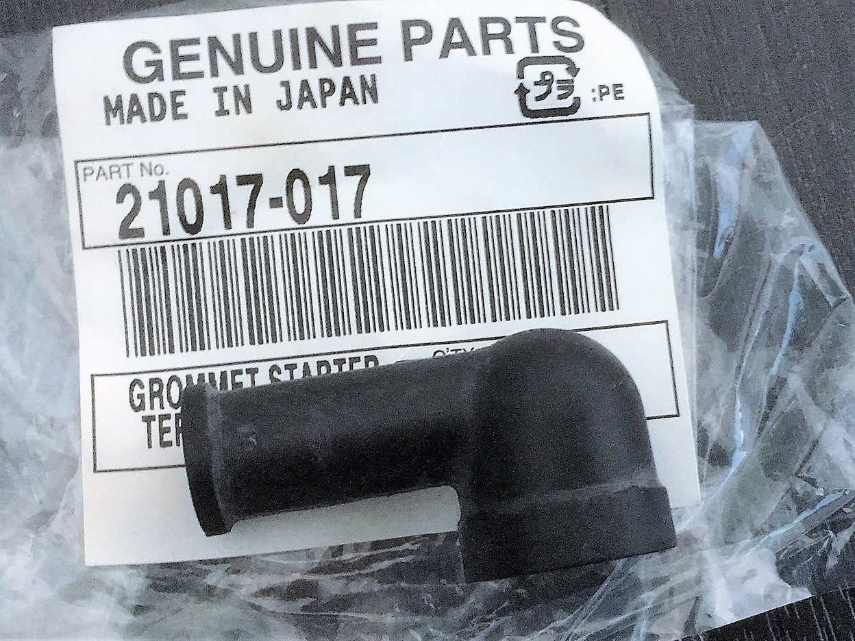 Genuine starter motor cable Grommet , Terminal Z1 Z900 Z1000 21017-017