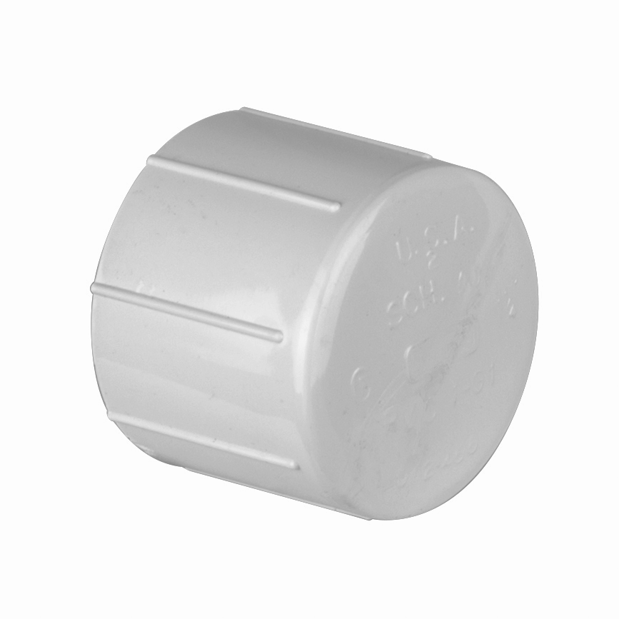 PVC Cap (Flat Top) - Plumbing Grade