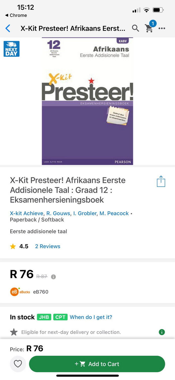 Grade 12 Afrikaans