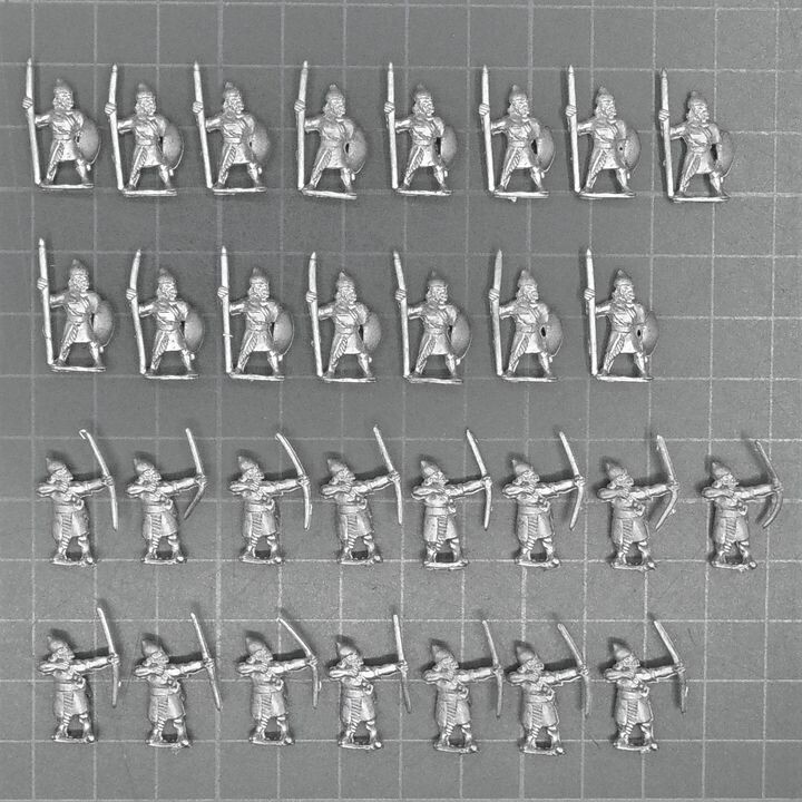 Essex Miniatures, Early Assyrian: Asharittu Infantry in Battle Array