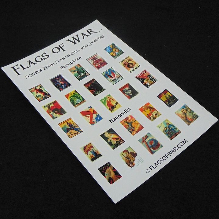 28mm, Flags of War, SCW: Nationalist & Republican Posters