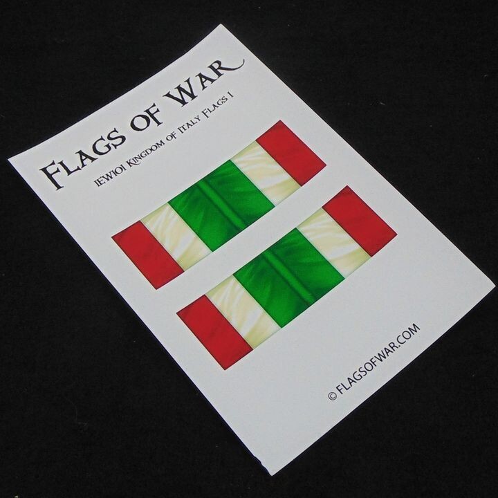 28mm, Flags of War, Interwar/WW2: Kingdom of Italy Flags (1)