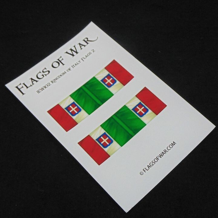 28mm, Flags of War, Interwar/WW2: Kingdom of Italy Flags (2)