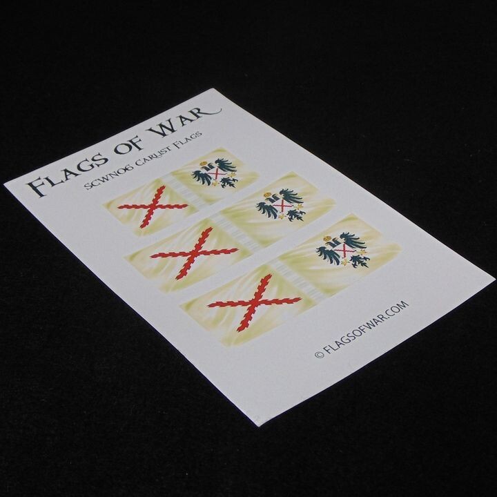 28mm, Flags of War, Carlist War: Carlist Flags