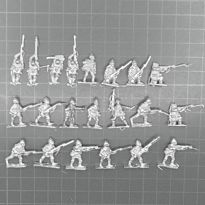 Tumbling Dice Miniatures, WW1: German Infantry in Pickelhaubes