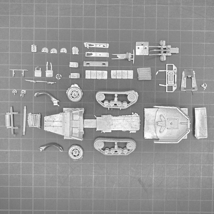SHQ Miniatures, WW2: US M15A1C AA Half Track