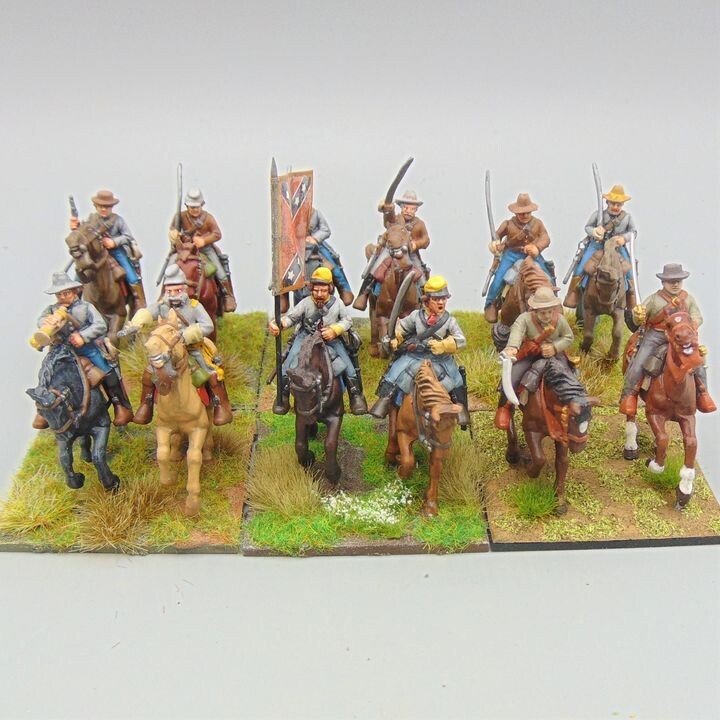 Grade D - Perry Miniatures, ACW: Confederate Cavalry Unit