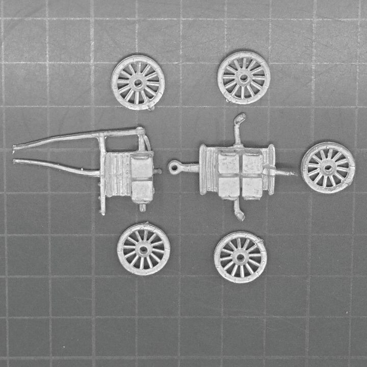 Minifigs, Napoleonic: British Artillery Caisson & Limber