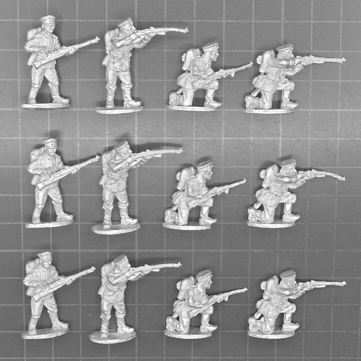 Empress Miniatures, WW1: German Infantry in Caps