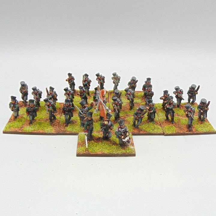 Grade C - Calpe Miniatures - Napoleonic - Prussian Jagers Unit, Skirmishing