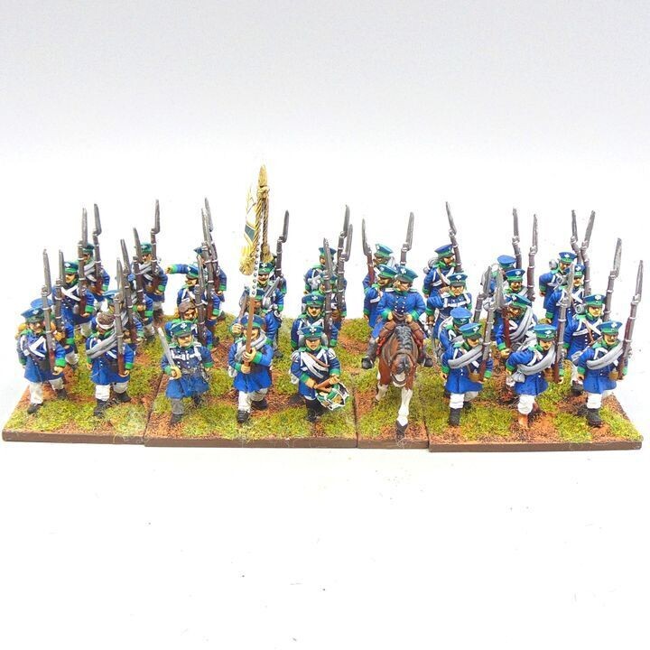 Grade C - Calpe Miniatures - Napoleonic - Prussian Landwehr Infantry Unit