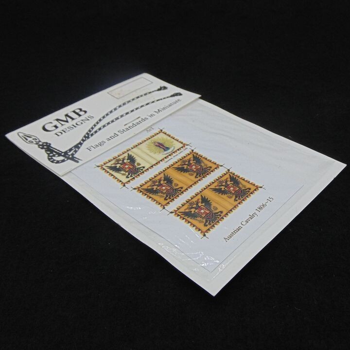 28mm, GMB Designs, Napoleonic: Austrian Cavalry Flags 1806-15