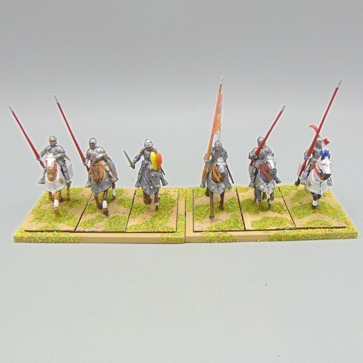 Grade E - Perry Miniatures - WOTR - Mounted Men at Arms Unit