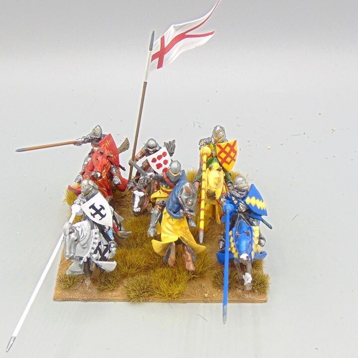 Grade D - Claymore Castings - HYW - Mounted Knights & Men At Arms