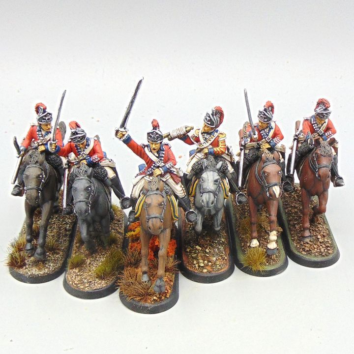 Grade B - Front Rank Miniatures - AWI - British Light Dragoons