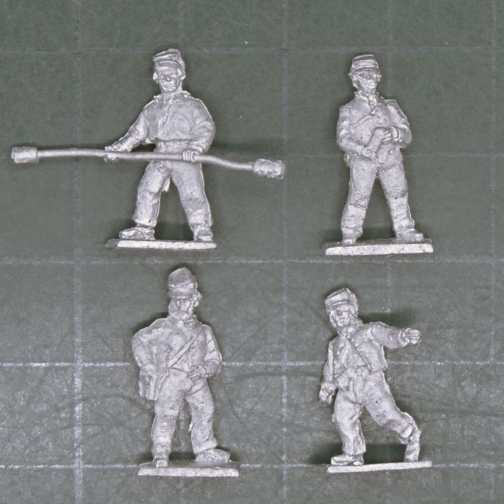 AB Figures/Battle Honors, ACW: Artillery Crew in Kepi's
