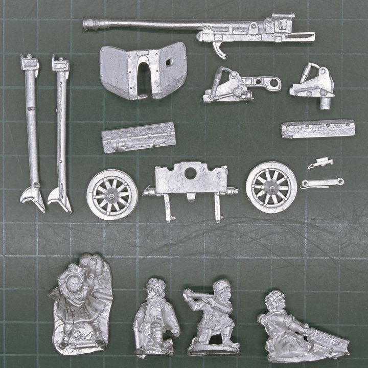 West Wind Productions, WW2: German Pak 40 Anti Tank Gun & Crew