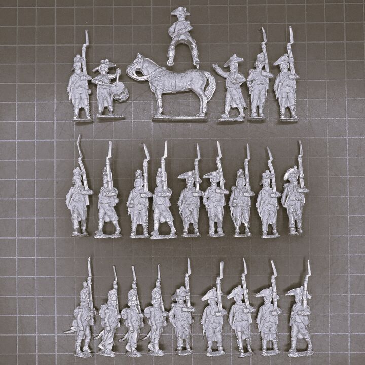 Eureka Miniatures, Napoleonic Revolutionary Wars: French Infantry Unit ...