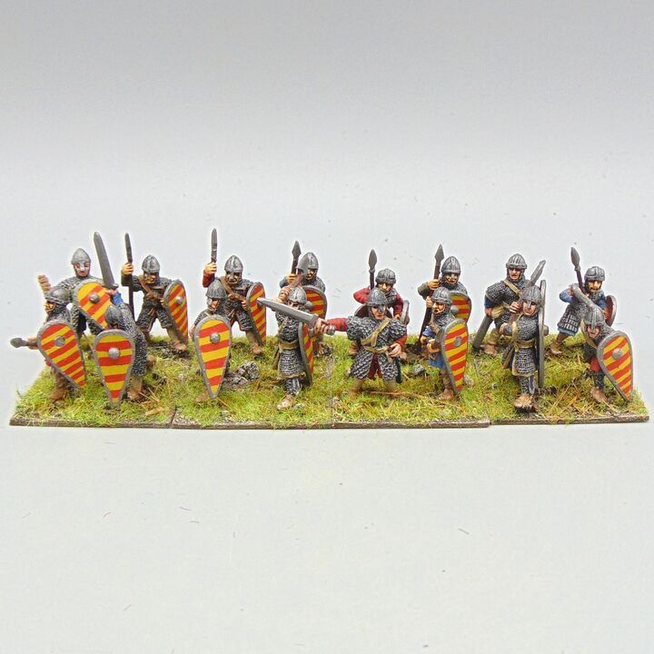 Grade C - Wargames Foundry - Dark Ages - Armoured Norman Infantry